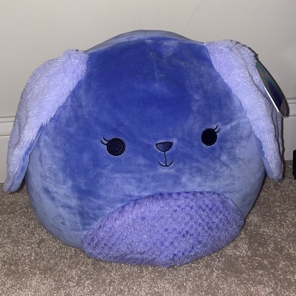 Squishmallows | Other | 2 Blue Bunny With Fur Squishmallow | Poshmark